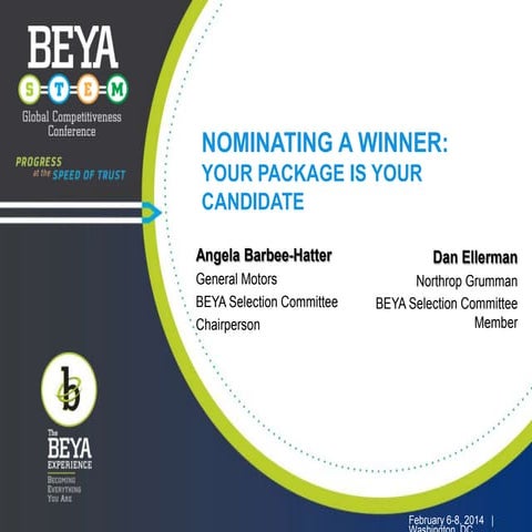 Nominating a Winner: Your Package is Your Candidate | PPTX