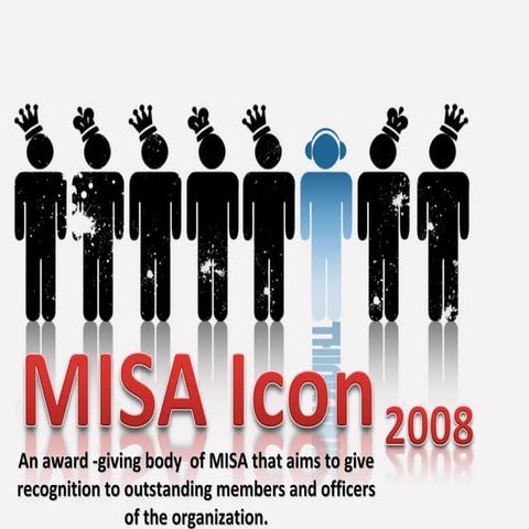 MISA Icon 2008 Nominees | PPT