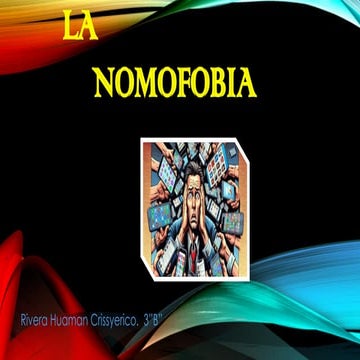 Nomofobia | PPTX