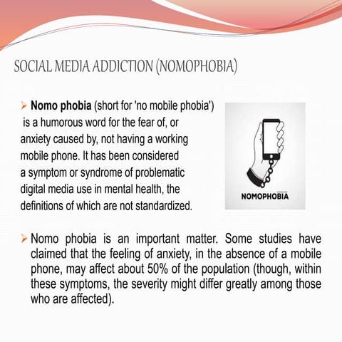 Nomophobia | PPTX