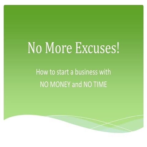 No more excuses! | PPTX