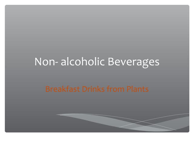 Beverage | PPTX