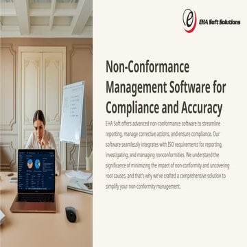 Non-Conformance Management Software Ensuring Compliance and Accuracy | PPT