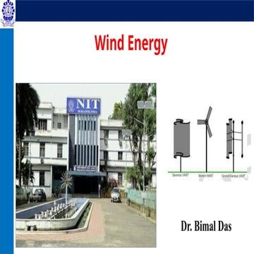 Wind Energy Presentation | PPTX