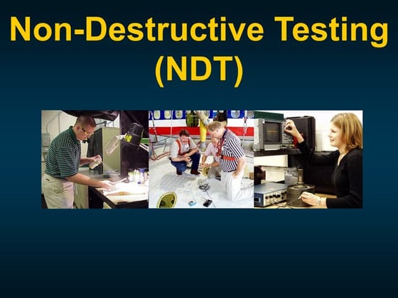 Non destructive testing ppt | PPTX | Medical Tests | Medical Health