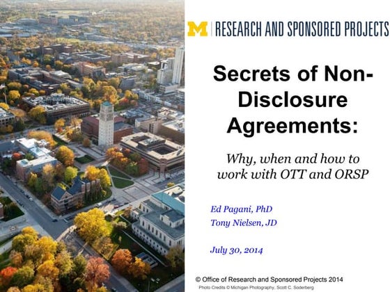 Non disclosure agreement nda | PPTX | Law