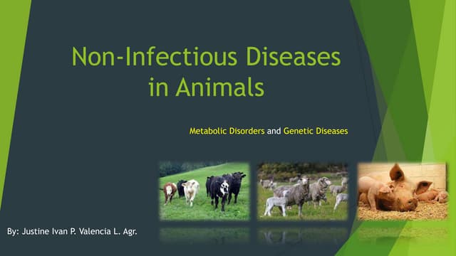 Common metabolic diseases of cattle | PPTX