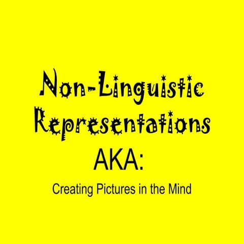 Non linguistic pp | PPT
