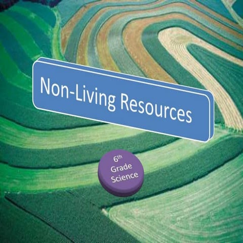 Non living resources | PPT