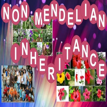Non mendelian inheritance | PPTX