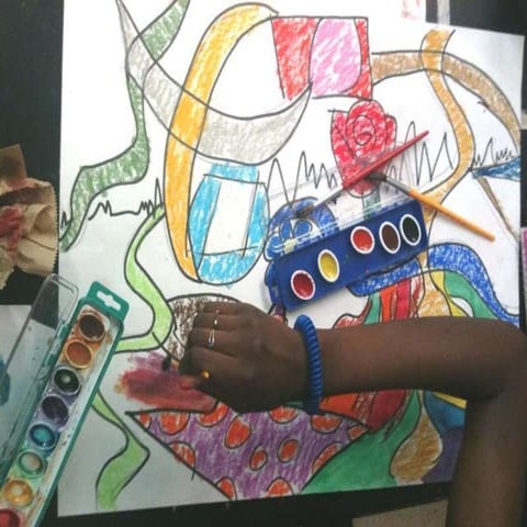 Examples Non-Objective Student Art | PPT