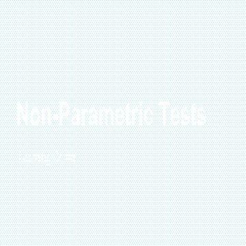 Non-parametric-tests.pptx | Standardized Testing | Educational Assessment