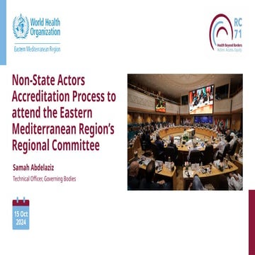 Non-State Actors Accreditation Process to attend the Eastern ...