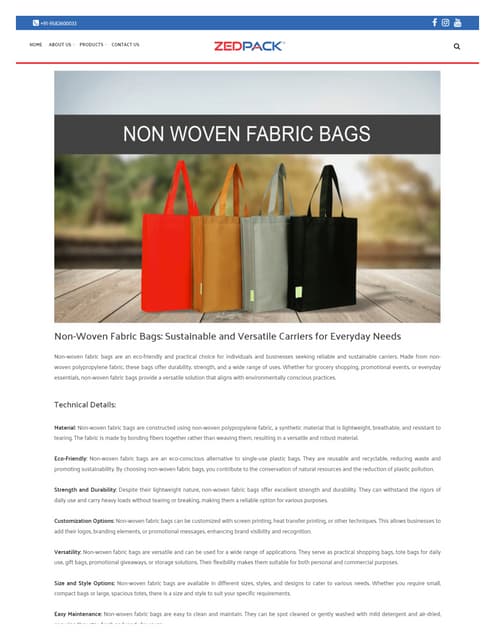 Non Woven bags in Delhi.pdf