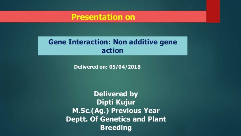 non-additive-gene-action