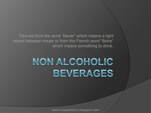 Beverage | PPTX
