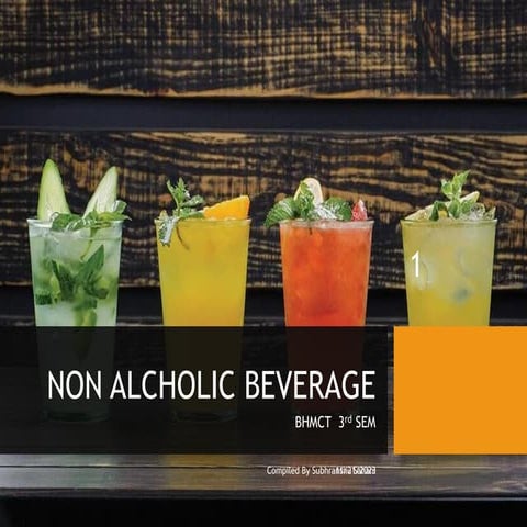 Non alcoholic beverages | PPTX