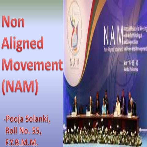 Non aligned movement (NAM) | PPTX