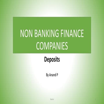 Non banking finance companies | PPTX