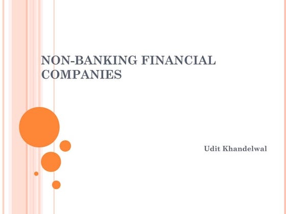 Non Banking Financial Institution Ppt