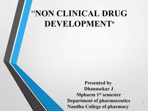 Non clinical drug development. ppt | PDF | Pharmaceutical Industry ...