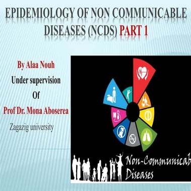 Non communicable diseases part 1 | PPTX