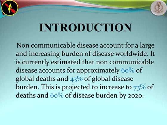 Non communicable diseases | PPT