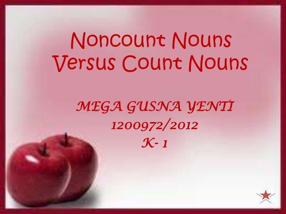 Count and noncount_nouns | PPT