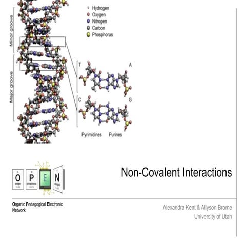 Non covalent interactions | PPTX