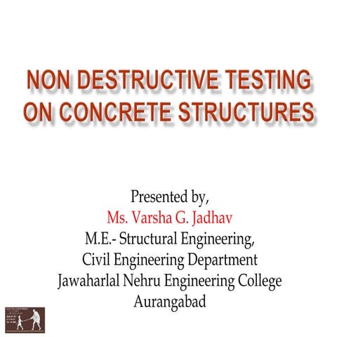 Non Destructive Testing Ppt Pptx