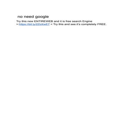 No need google | PDF