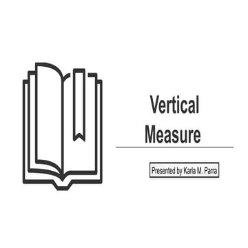 Vertical Measure poetry presentation slides | PPTX