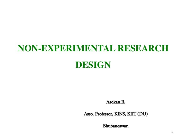 Non Experimental Research Design non-experimental-research-design