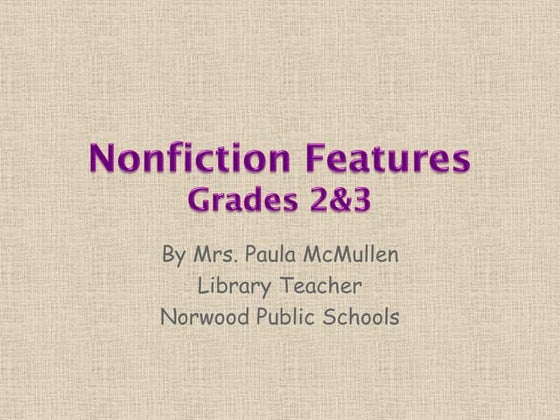 Informational text | PPTX | Books and Literature