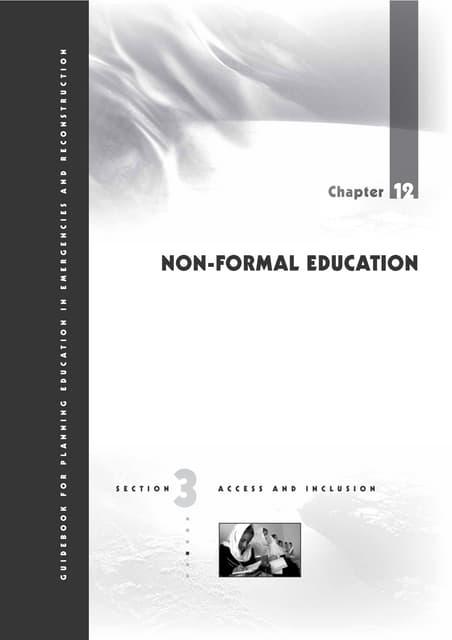 Characteristics of Non-formal Education | PPTX