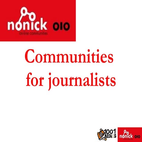 Taller de 1001 Medios en Nonick 2010 | PPT