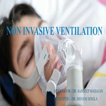 NON INVASIVE VENTILATION basic mode pptptx | PPTX