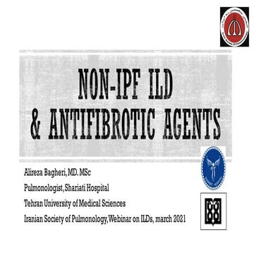 Progressive Pulmonary Fibrosis; Fibrotic ILD | PPTX