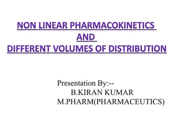 Non compartment model | PPT