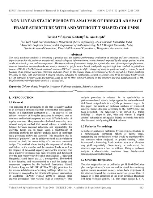Non linear static pushover analysis | PDF | Civil Engineering Industry | Industries