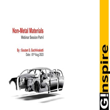 Non-Metal Materials | PPTX