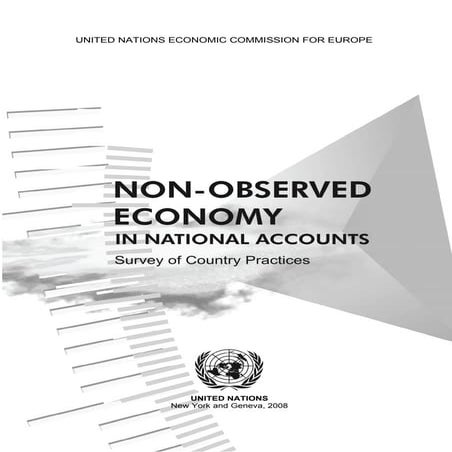 Non observed economy in national accounts | PDF