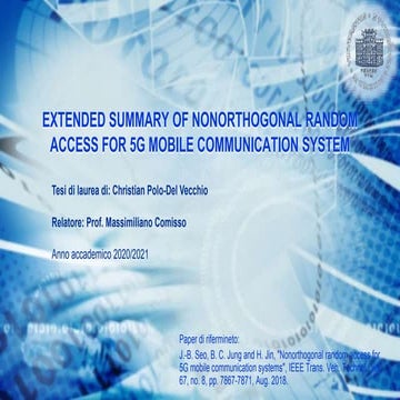 PPT - Nonorthogonal random access for 5 g mobile communication system | PPT