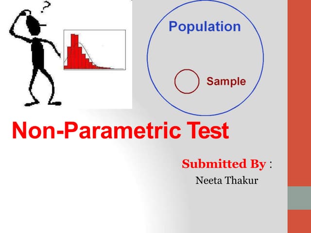 Parametric versus non parametric test | PPTX