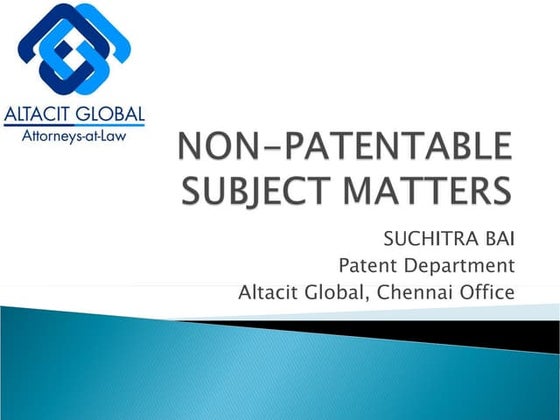 Patentable and Non-Patentable inventions.pptx