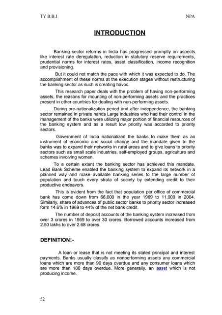 IRAC Norms of RBI | PDF