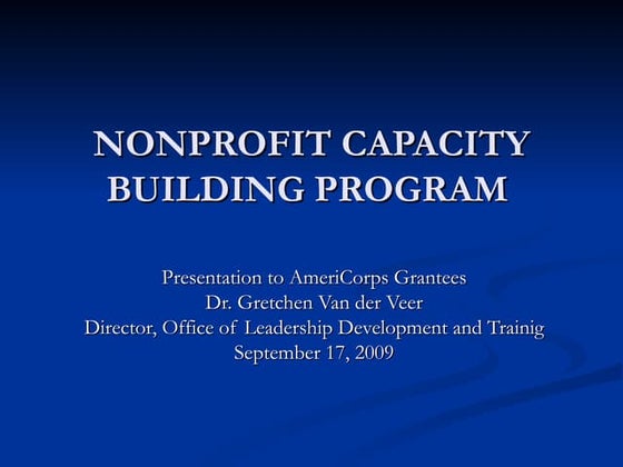Capacity building | PPTX
