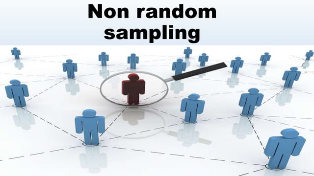 Non Random Sampling Pptx