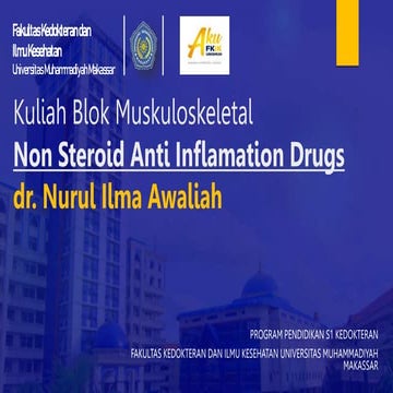 Non Steroid Anti Inflamation Drugs and painlost | PPTX