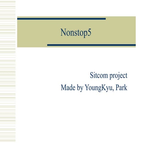 Nonstop5 | PPT